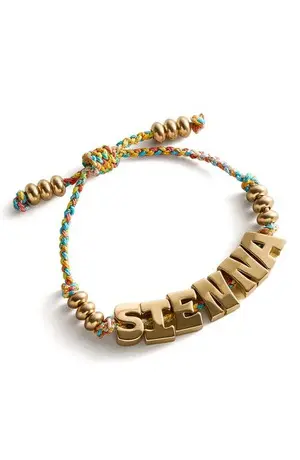 Baublebar Oversized Waterproof Name Cord Bracelet