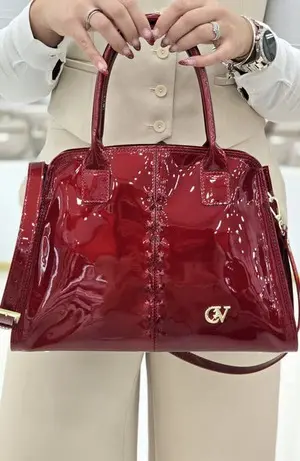 CAVALINHO Limited Edition Patent Leather Handbag