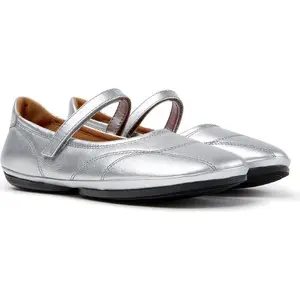 Camper Right Nina Mary Jane Flat - Medium Gray
