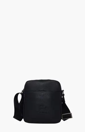 CAVALINHO El Cavaleiro 225 Leather Traveler Crossbody Bag - Black
