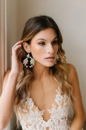 POPPY LANE Lola Bridal Earrings