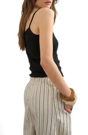 Topshop Ribbed Micro Camisole