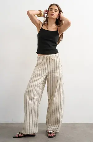 Topshop Ribbed Micro Camisole