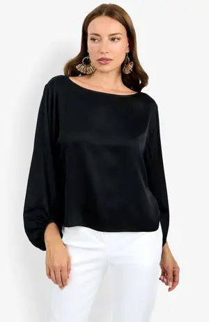 Trina Turk Ursa Essentials Top - Black