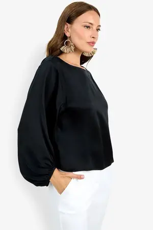 Trina Turk Ursa Essentials Top - Black