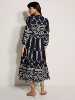 APRICOT Broderie Anglaise Midi Dress