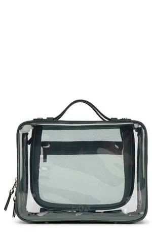 CALPAK Clear Cosmetics Case - Emerald