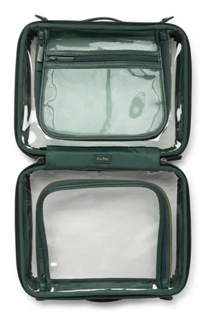 CALPAK Clear Cosmetics Case - Emerald