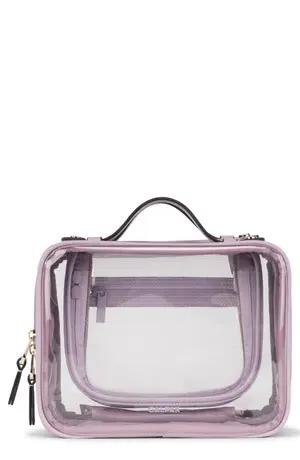 CALPAK Medium Clear Cosmetics Case