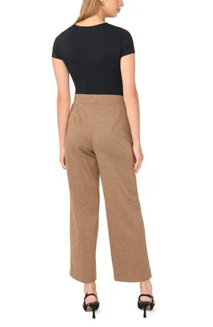 Vince Camuto Pintuck Front Wide Leg Ankle Pants