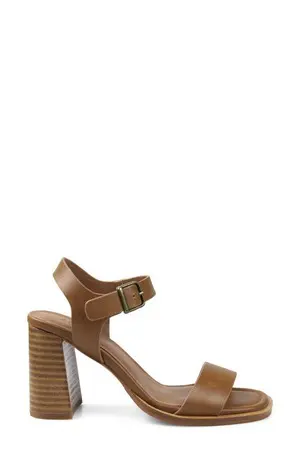 ARTISAN CRAFTED BY ZIGI Barnett Ankle Strap Sandal - Tan Leather