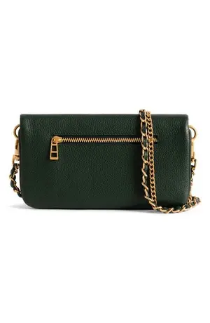 Zadig&Voltaire Rock Nano Leather Crossbody Bag - Emerald