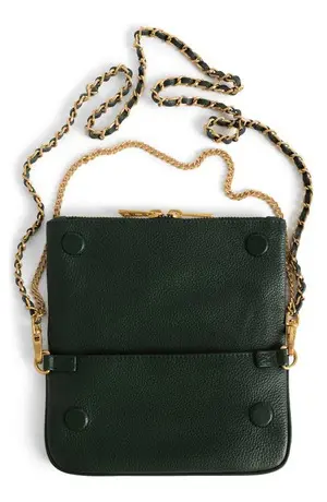 Zadig&Voltaire Rock Nano Leather Crossbody Bag - Emerald