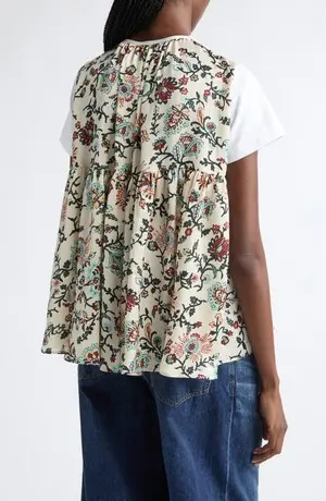 Sacai Mixed Media T-shirt