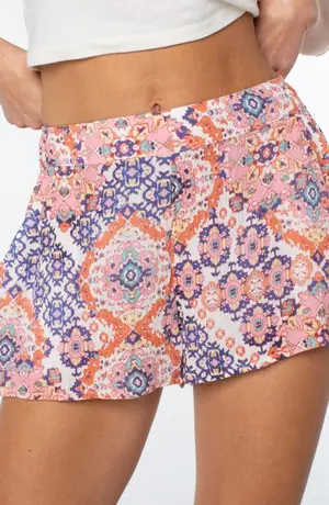 Roxy Printed Viscose Shorts