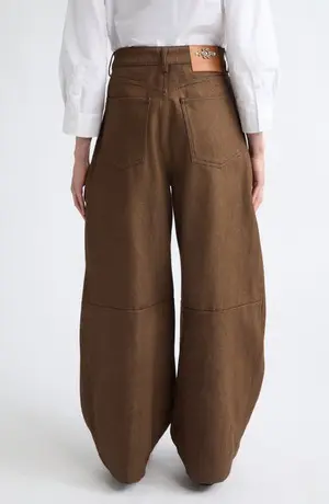 Simone Rocha Utility Curve Wide Leg Jeans