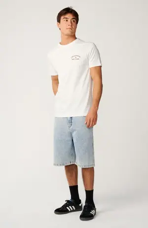 Rip Curl Desti Animals Cotton Graphic T-shirt - Bone