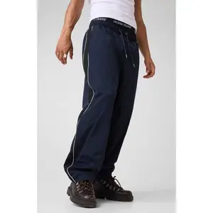 Guess Crinkle Nylon Joggers - Blue