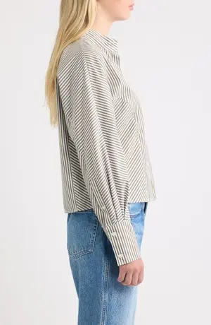 Rag & Bone Dustin Striped Cotton Poplin Shirt