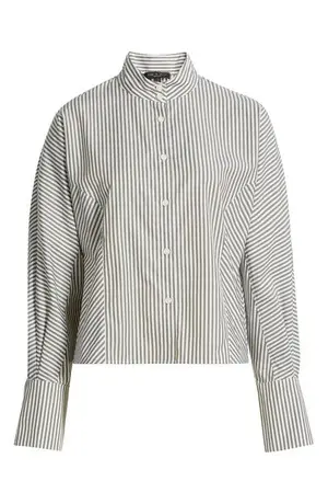 Rag & Bone Dustin Striped Cotton Poplin Shirt