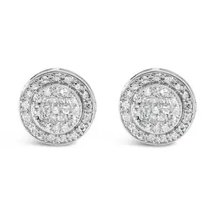 Haus Of Brilliance Round Earrings