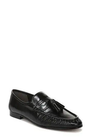 Sam Edelman Lana Tassel Loafer - Black Leather