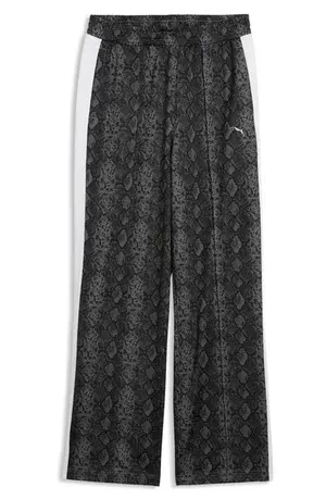 PUMA T7 Snake Print Track Pants