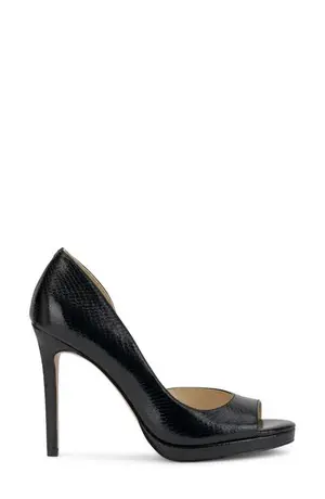 Jessica Simpson Kimli Half D'orsay Platform Pump - Black