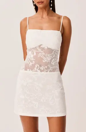 SNDYS. Sofie Lace Mini Dress
