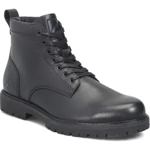 ALIGN Ryder Weatherproof Lugged Plain Toe Boot - Black