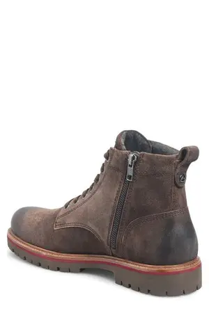 ALIGN Ryder Weatherproof Lugged Plain Toe Boot - Dark Brown