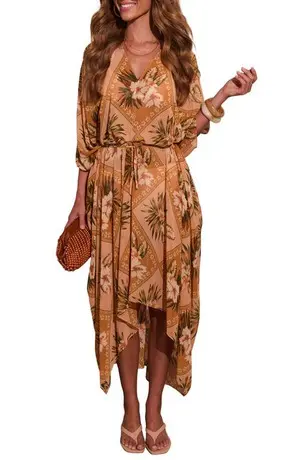 VICI Shoreline Haze High-low Maxi Dress