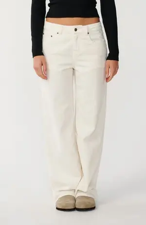Rip Curl Aggie Relaxed Corduroy Pants - Bone