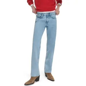 Rag & Bone Harlow Low Rise Straight Leg Jeans