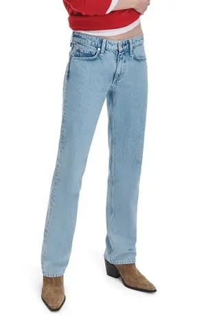 Rag & Bone Harlow Low Rise Straight Leg Jeans