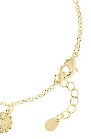 ATHRA LUXE Medallion Charm Bracelet