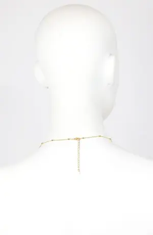 ATHRA LUXE Medallion Pendant Necklace - Gold