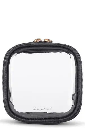 CALPAK Tiny Clear Cosmetics Case - Black