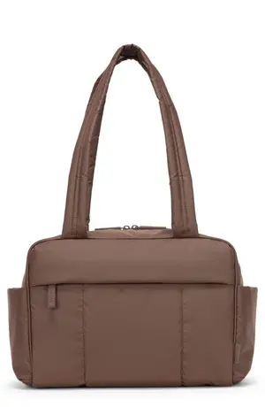 CALPAK Luka Mini Quilted Duffel Bag - Chocolate