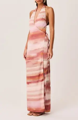 SNDYS. Atlanna Wrap Maxi Dress