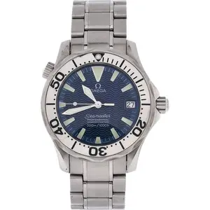 OMEGA Seamaster Professional Diver 300m Chronometer Automatic Watch Stainless Steel 36 - Metallic Silver