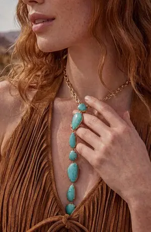 Ettika Majestic Stone Y-necklace