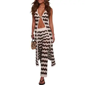VICI Soft Shore Zig Zag Open Stitch Duster