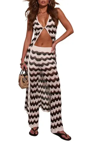 VICI Soft Shore Zig Zag Open Stitch Duster