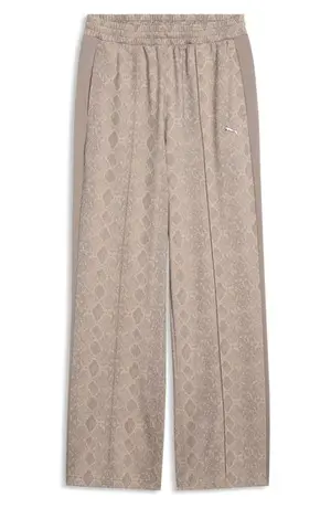 PUMA T7 Snake Print Track Pants