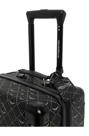 Zadig&Voltaire Graphic Print Luggage Tag - Black