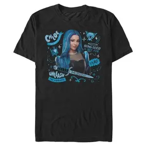 DESCENDANTS Chloe Unleash The Darkness Short Sleeve Graphic T-shirt - Black