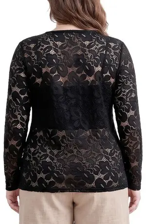 STANDARDS & PRACTICES Floral Lace Top