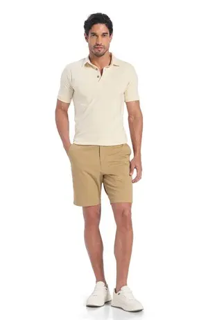 MEMBERS ONLY Stretch Cotton Chino Short - Khaki