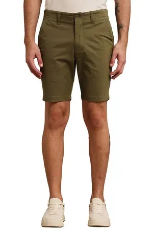 MEMBERS ONLY Stretch Cotton Chino Short - Olive
